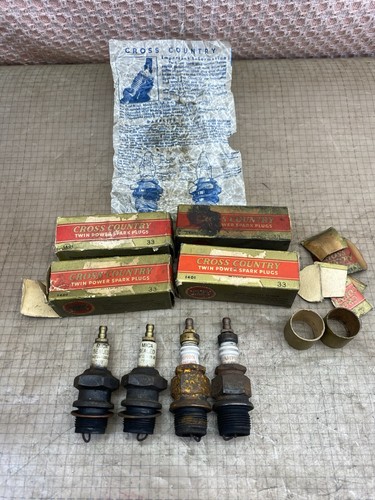 4 VTG Champion MICA SEALED 7/8" Spark Plug for Ford Model A T Car Truck ...
