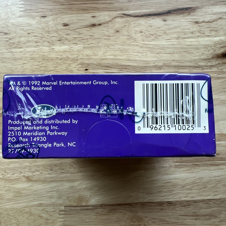 1992 Impel Uncanny X-Men Trading Cards Purple Box WOLVERINE Factory ...