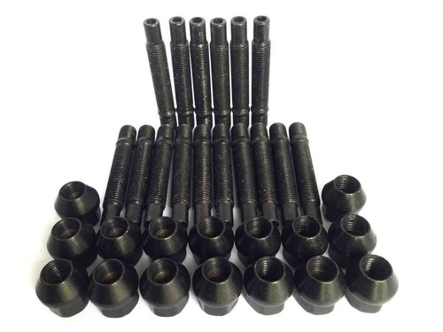 M14 x 1.25 Stud Conversion Kit for Mini's Inc Nuts (Black) | eBay