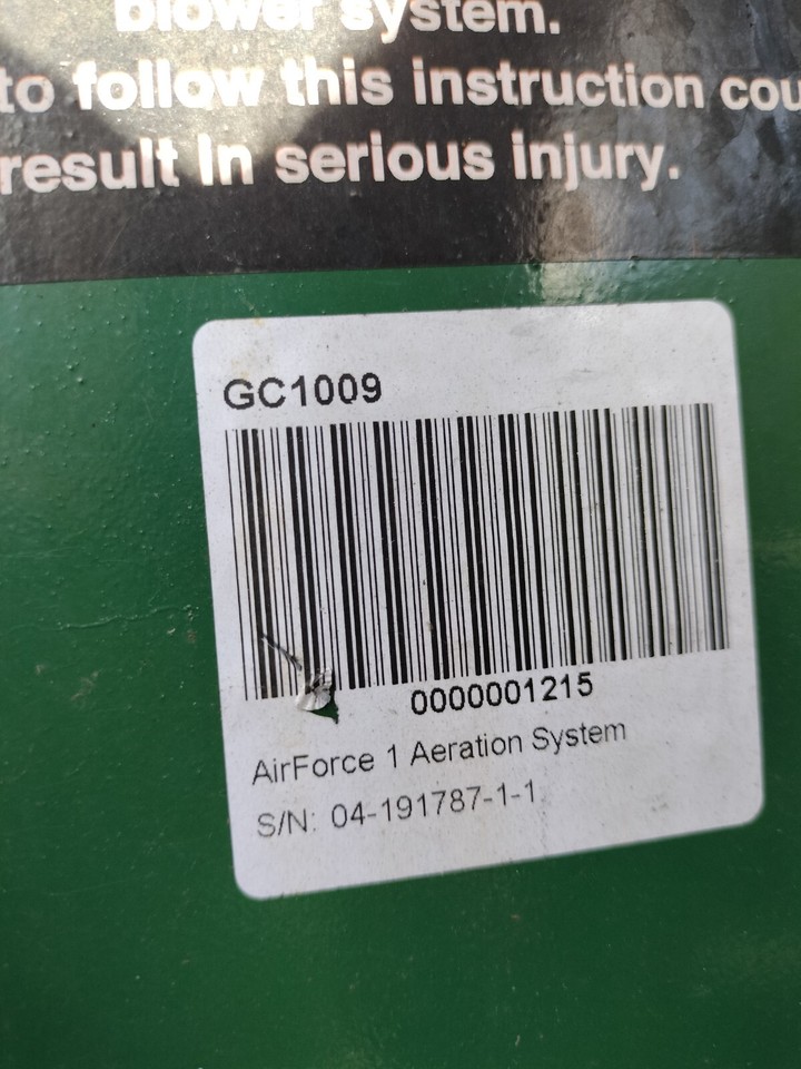 Subair AF-1 Air Force 1 Aerator Golf Course Underground Blower Trailer ...