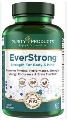 Purity Products EverStrong 120 Tablets Creapure Creatine New & Fresh ...