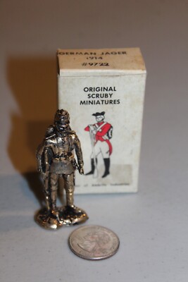 NEW Original SCRUBY miniatures German Jager Soldier 1914 #9722 WWI ...