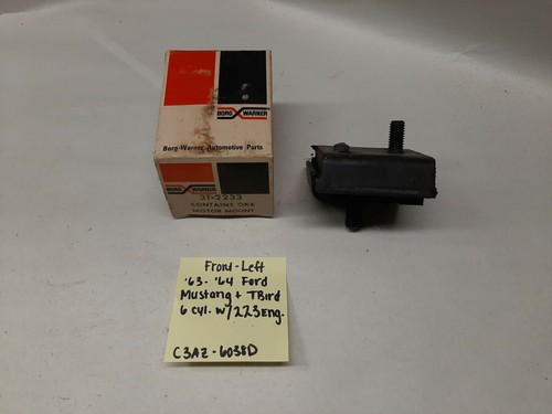 1963-64 FORD FRONT LEFT MOTOR MOUNT FOR 6 CYL/223 ENGINE; REPL FORD ...