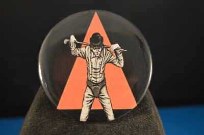 "A CLOCKWORK ORANGE" BUTTON Cane Menace BIG! pinback pin badge film ...
