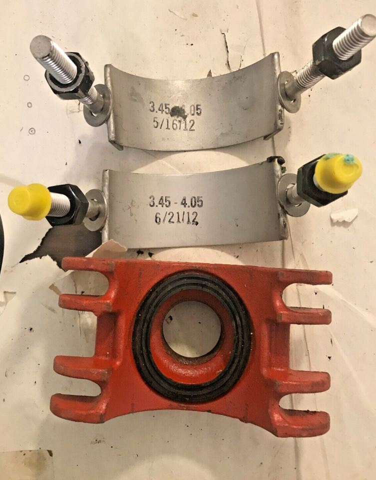 Romac Pipe Tapping Saddle 3" Pipe Size 3.34-4.05" Pipe 11/4" Outlet | eBay