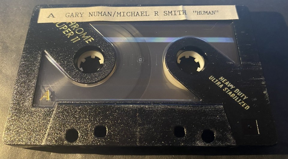 Gary Numan Michael Smith Human rare promo cassette 1995 Numa Records ...