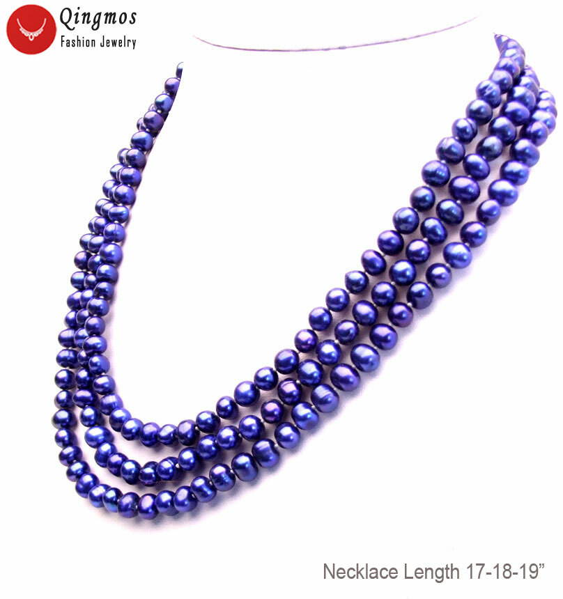 Natural Blue Pearl Jewelry