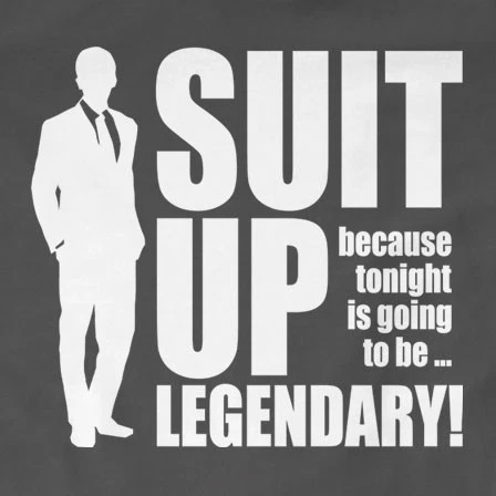 Barney Stinson Suit Up Poster