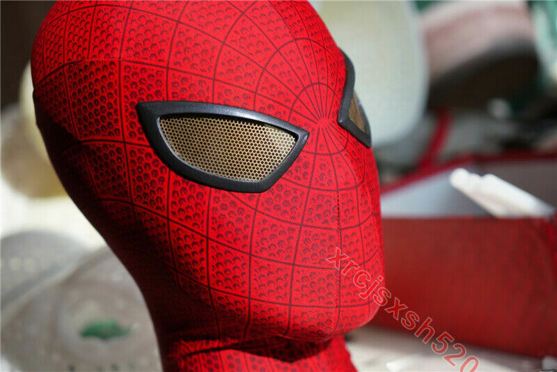 The Amazing Spiderman Helmet Cosplay Spider-man 3D Mask Costume ...