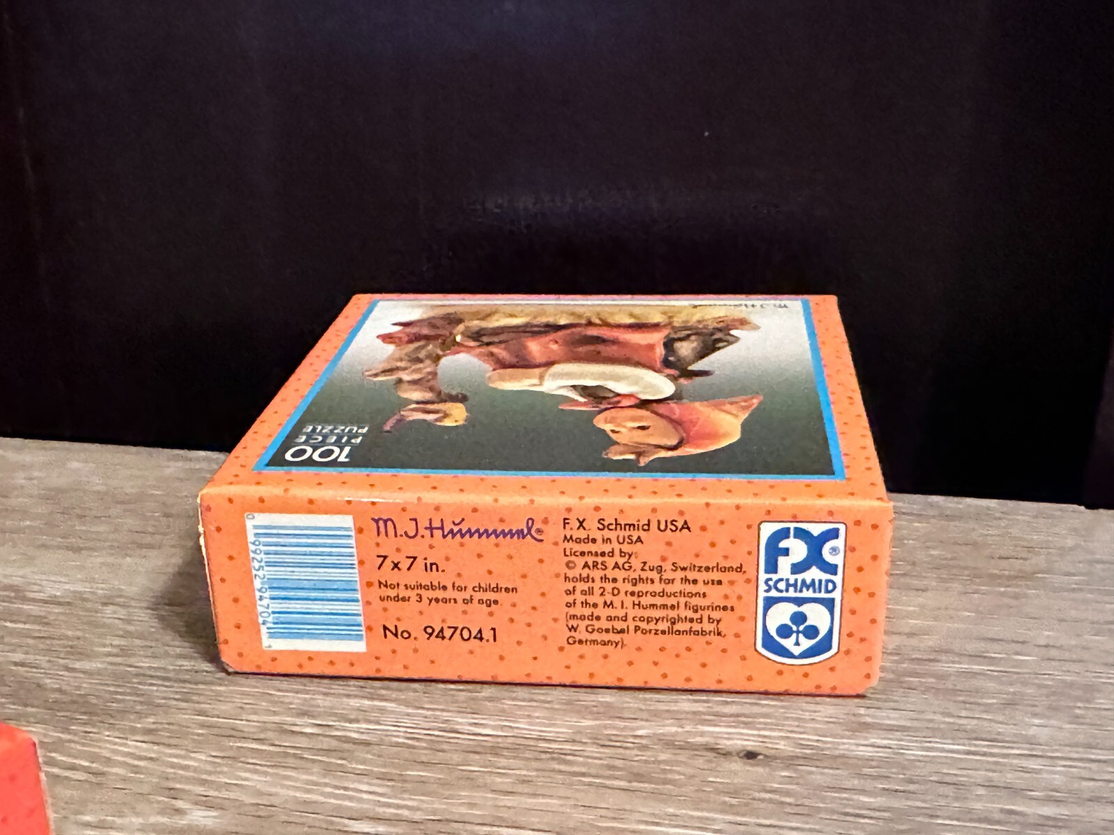 NEW Sealed NIP FX SCHMID MJ Hummel 100 Piece 7x7 USA Puzzles Girl Bird ...