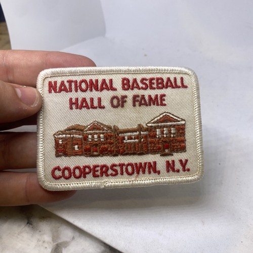 VINTAGE National Baseball Hall of Fame & Museum Patch Sew On ...