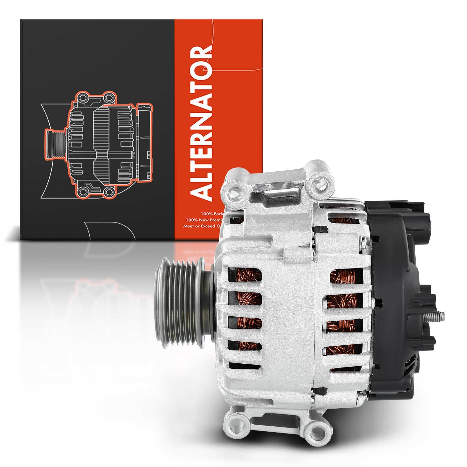 New Alternator for Audi A5 Quattro Q5 S4 S5 2010-2012 V6 3.0L 3.2L 150 ...