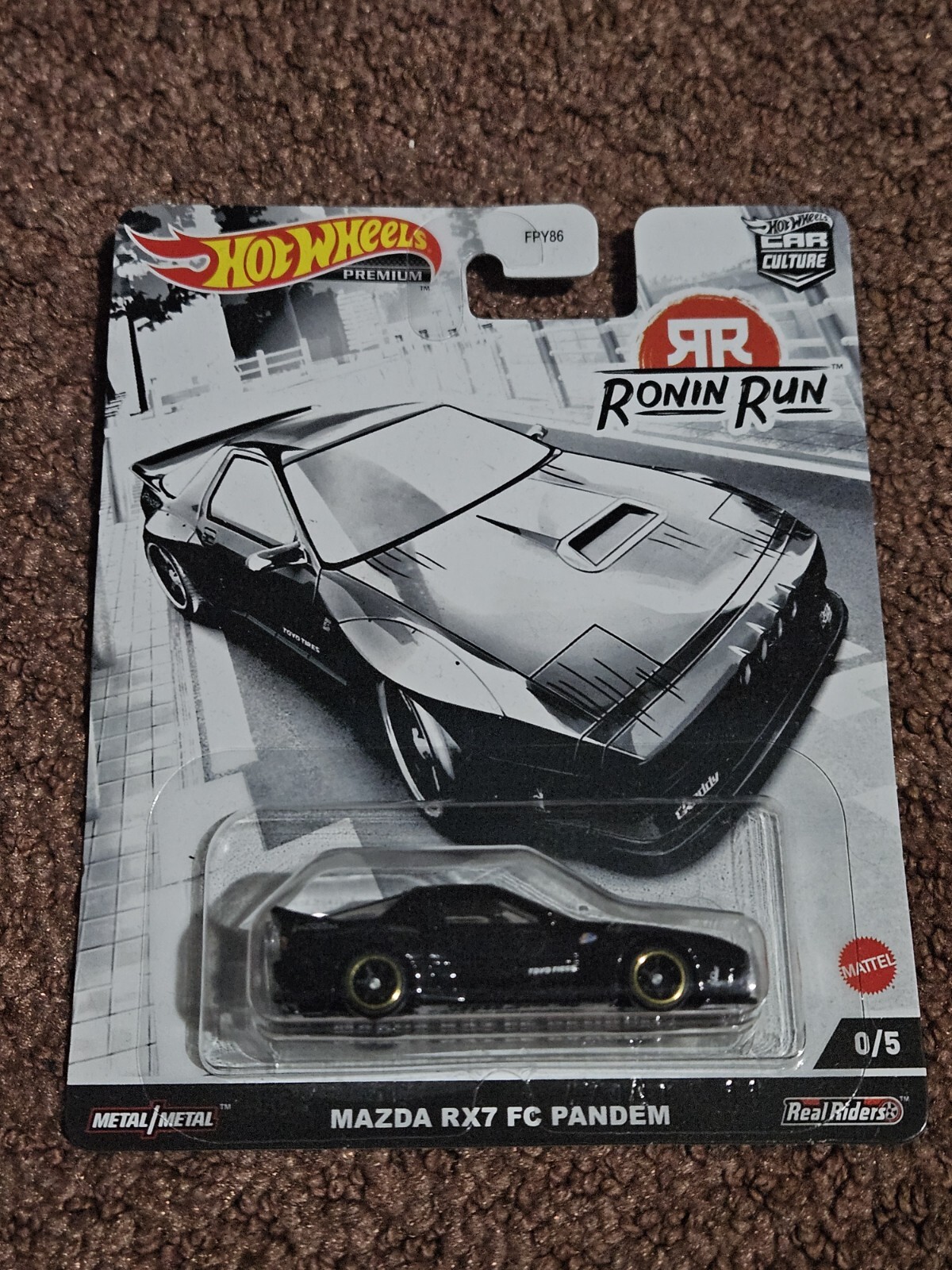 Hot Wheels Premium Car Culture Ronin Run Mazda RX7 FC Car - Black ...