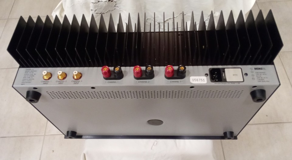 ACURUS A100 3 CHANNEL AUDIO AMPLIFIER MADE BY MONDIAL | eBay