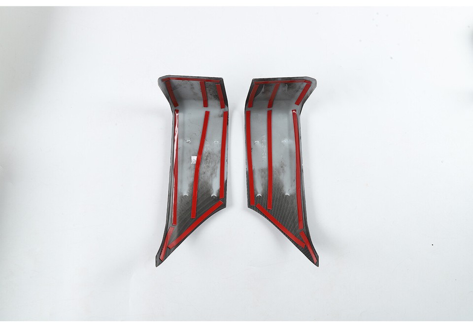 Carbon Fiber ABS Front Bumper Decor Strip Trim Bezel For 19-2023 22 ...