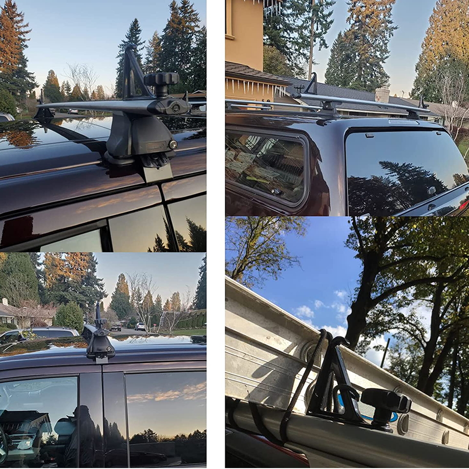 4 Pack Load Stops Kit Mount to Roof Rack Crossbar for Ladder Firewood ...