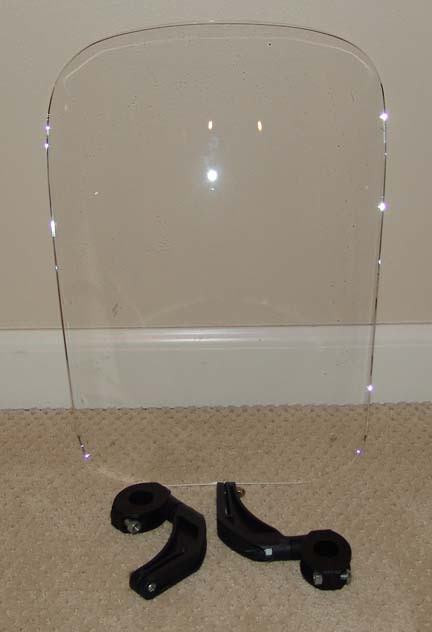 MOPED WINDSHIELD/WINDSCREEN PUCH/GARELLI/TOMOS/INDIAN/MOTOBECANE ...