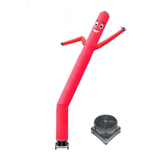 20Ft Air Inflatable Dancing Wind Dancer Red Arm Flailing Tube Man +110V ...