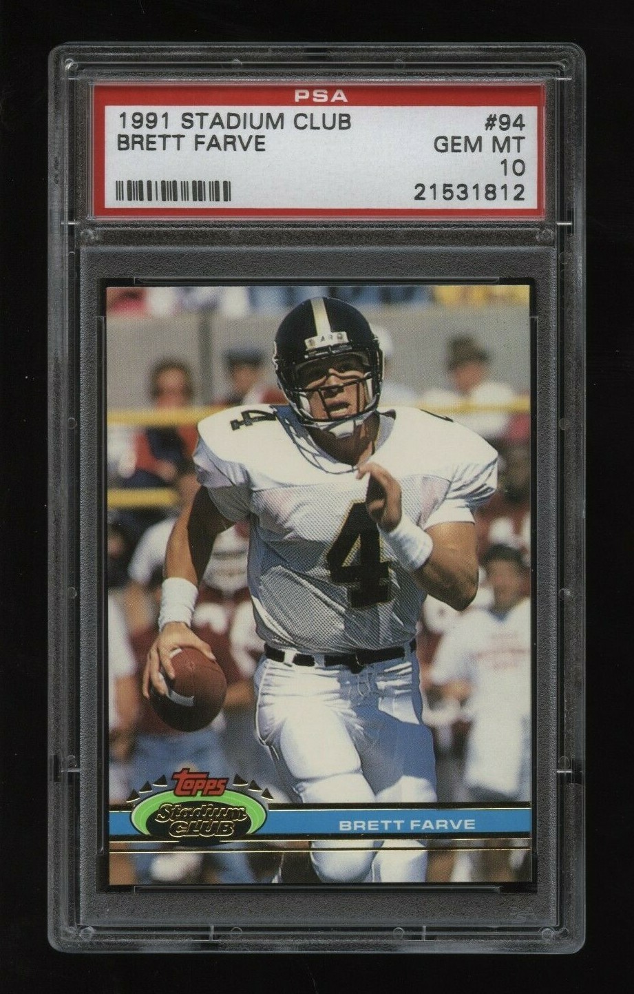 1991 Topps Stadium Club BASE & SUPER BOWL XXVI Parallel 94 Brett Favre ...