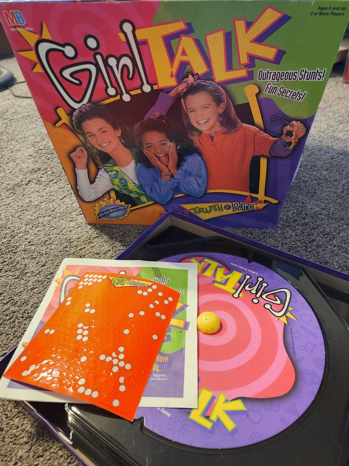 Vintage 1995 GIRL TALK Board Game Retro Truth or Dare Game | eBay