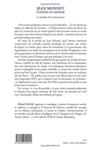 Jean Monnet citoyen du monde par Michel Adam | eBay