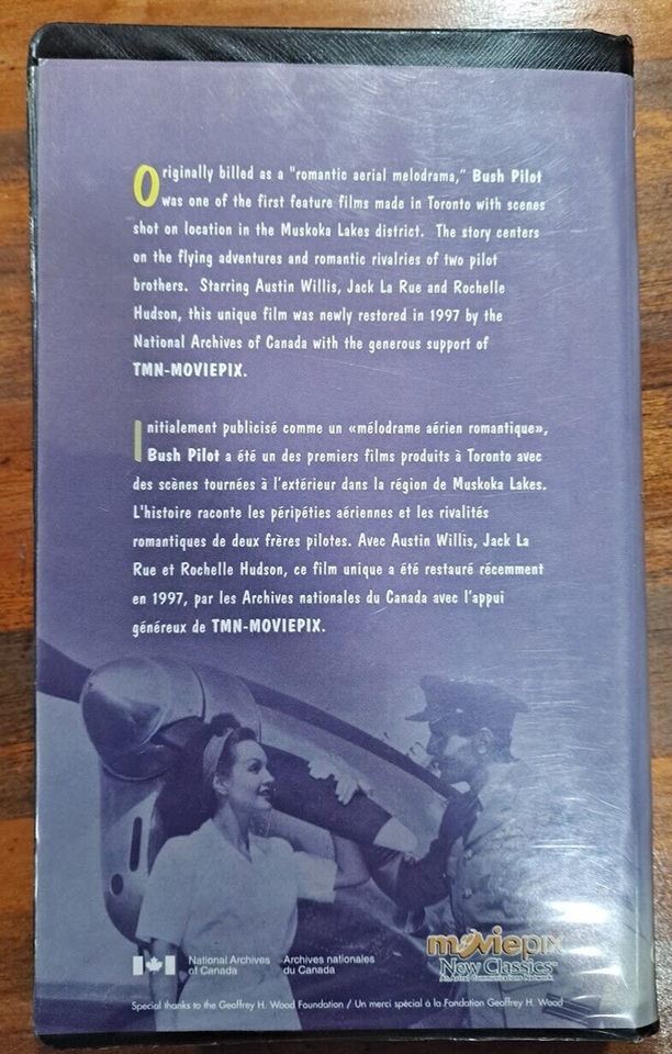 Vintage Canada National Archive VHS Bush Pilot 1946 1997 Remaster FYC ...