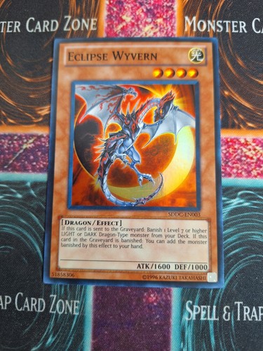 Yu-Gi-Oh! TCG Eclipse Wyvern SDDC-EN003 Super Rare Unlimited Near Mint ...