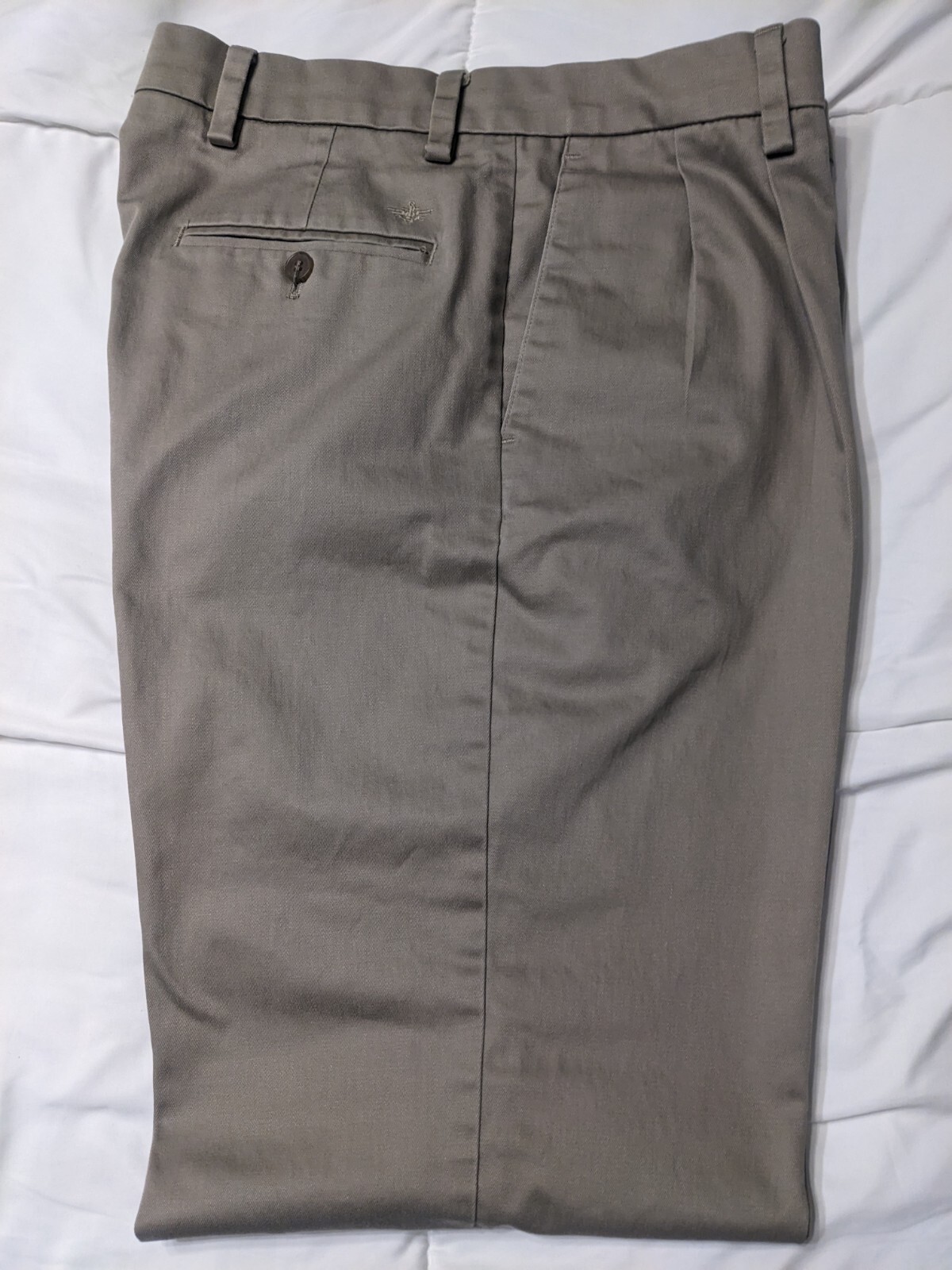 Docker's Signature Khaki Flex Comfort Khaki Color 32/32 Pants | eBay
