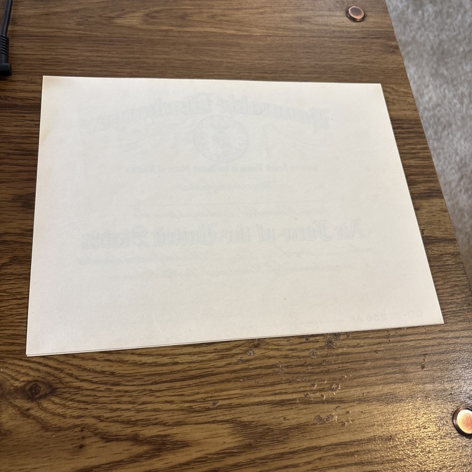 Airforce Honorable Discharge Form DD 256 AF, May 1950 Blank Unused | eBay