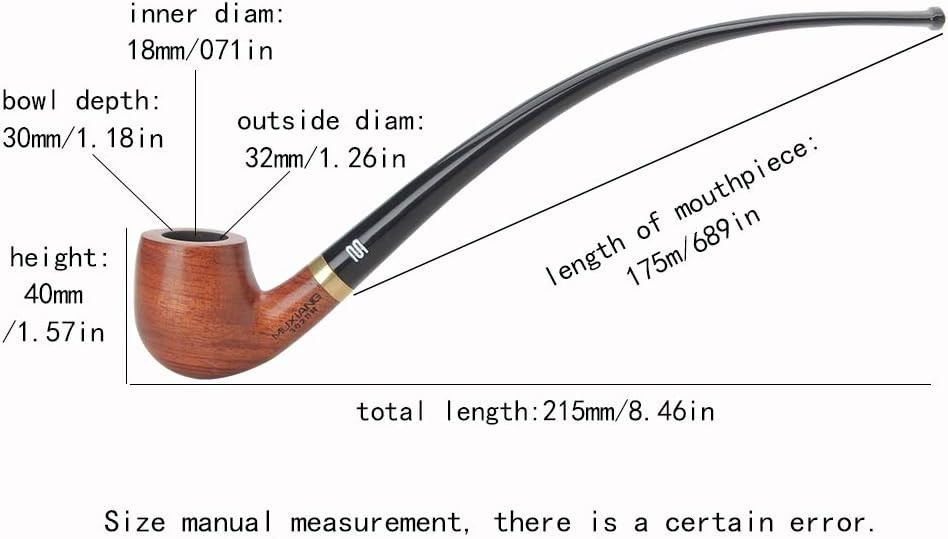 Tobacco Pipe with 3mm Filters AD0008 | eBay