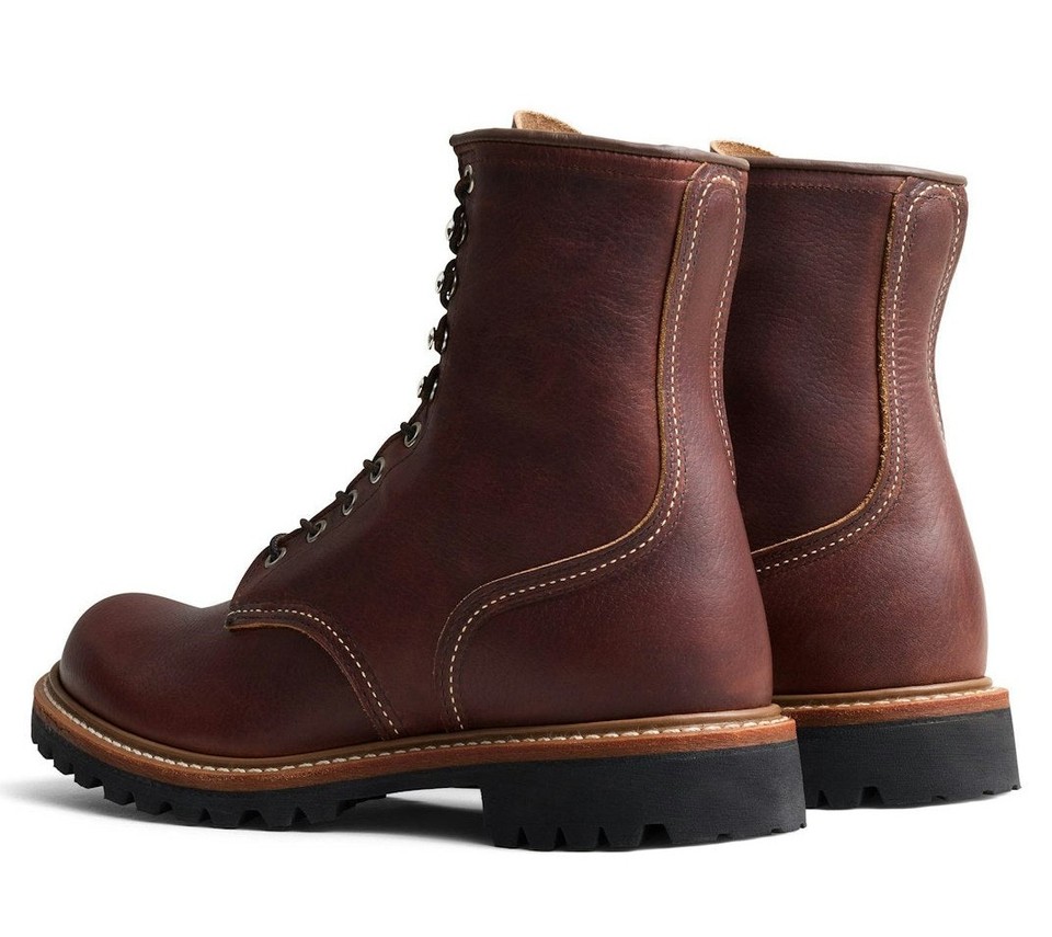 [4585] MENS RED WING LOGGER LEATHER BOOT IN BRIAR | eBay