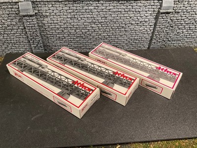 Atlas #886 HO Scale Nickel Silver Pony Truss Bridge Building Kits. 3 ...
