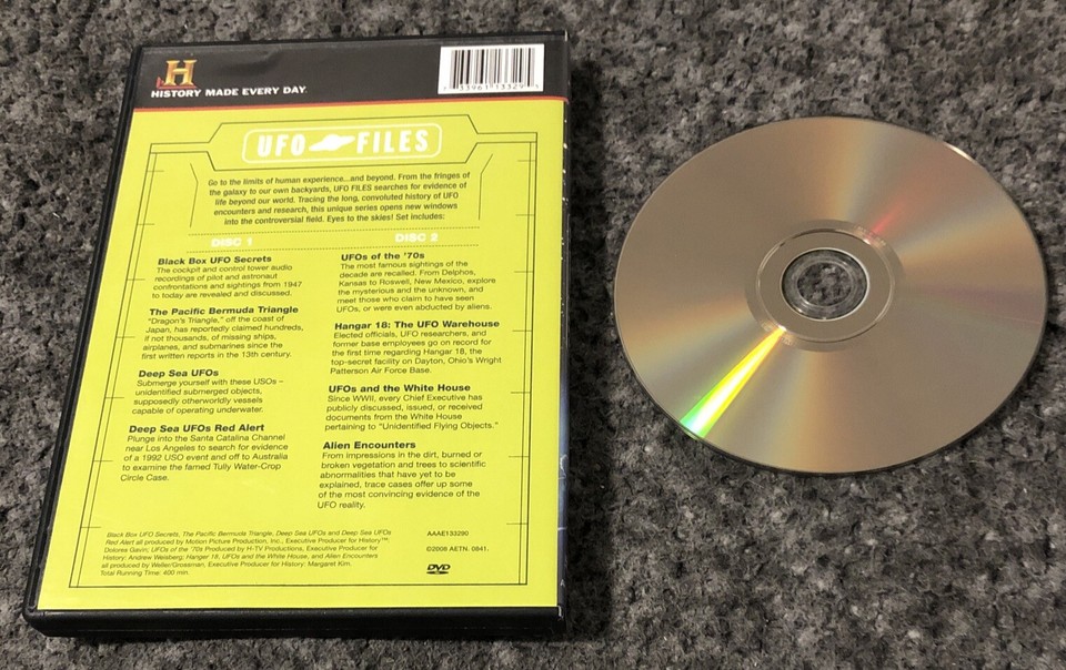 UFO Files (DVD, 2008, 2-Disc Set) **MISSING DISC ONE** 733961133295 | eBay