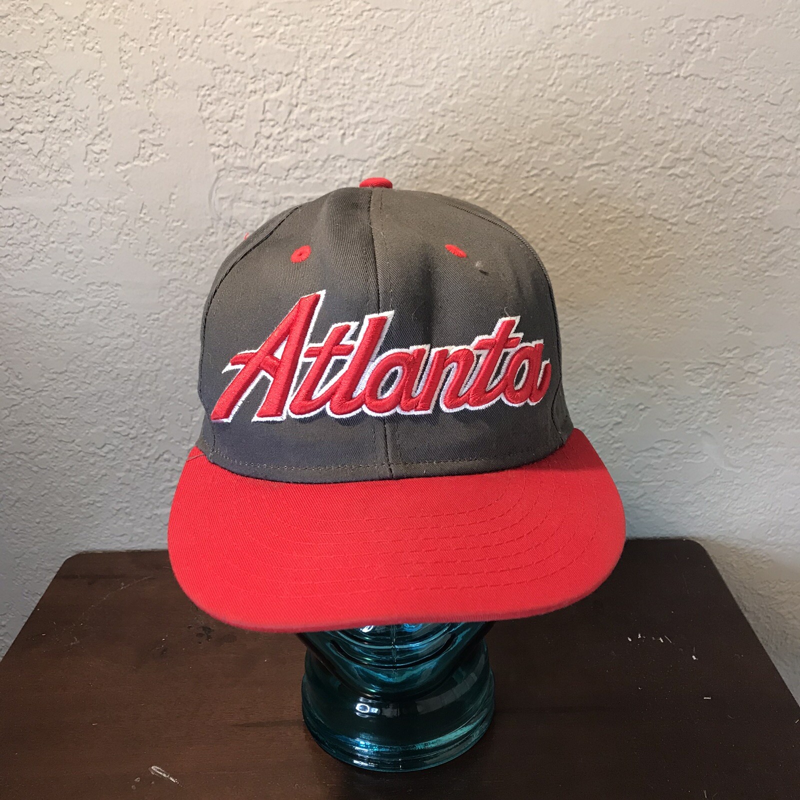 Atlanta Georgia Snapback Hat Script - Gem