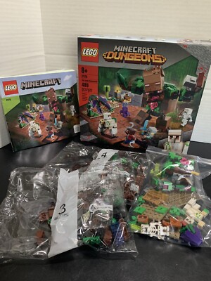 LEGO 21176 Minecraft Dungeions The Jungle Abomination 489pcs New Box ...