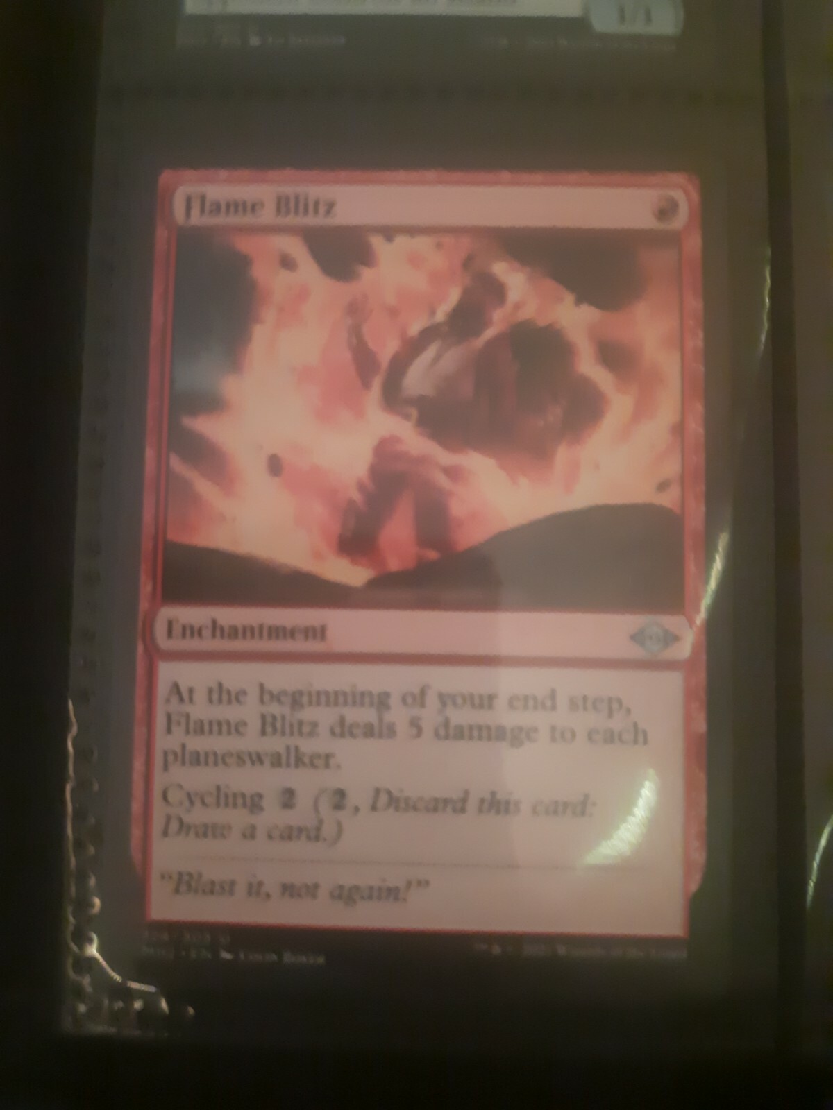 MTG - FLAME BLITZ - MH2 - NM 124/303 U - MAGIC THE GATHERING | eBay