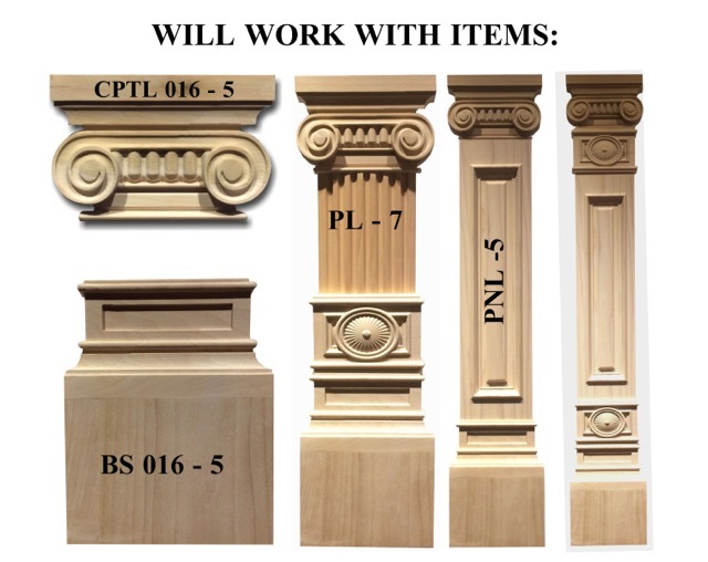 Colonial Solid Hardwood Molding Base Plinth Blocks | eBay