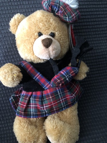 Pipp the Bear and Friends Keel Toys Scottish Piper 9.5" Teddy Bear ...