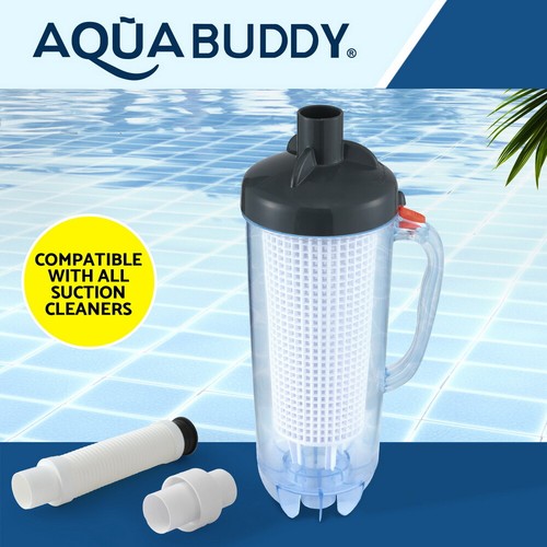 Aqua Buddy Pool Leaf Canister Cleaner Suction Catcher In-ground ...