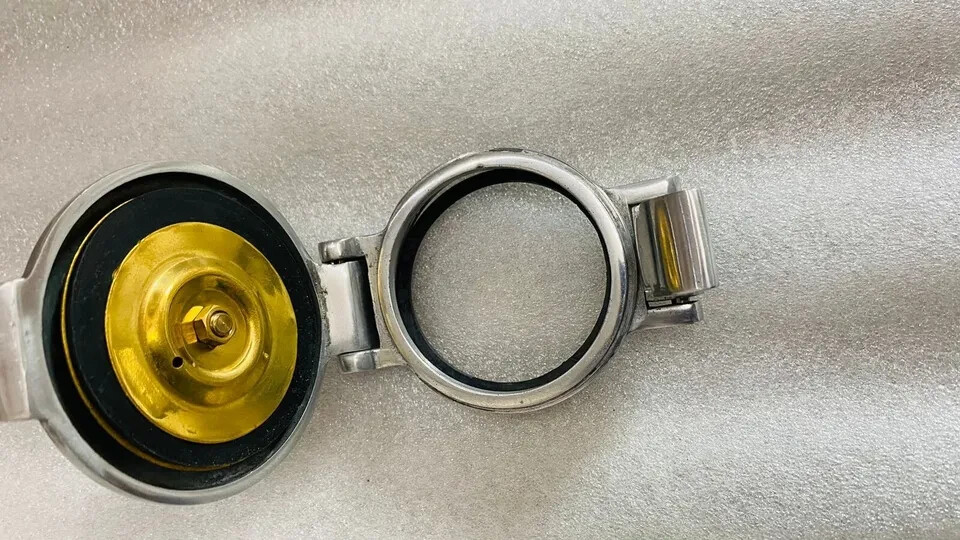 2.5 INCH MONZA CAP ALUMINIUM ALLOY FLIP UP GAS FUEL PETROL TANK CAP ...