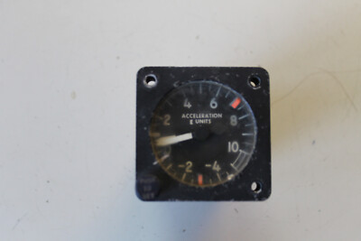 MILHARD AIRCRAFT G-METER ACCELEROMETER USED CONDITION 10900 | eBay