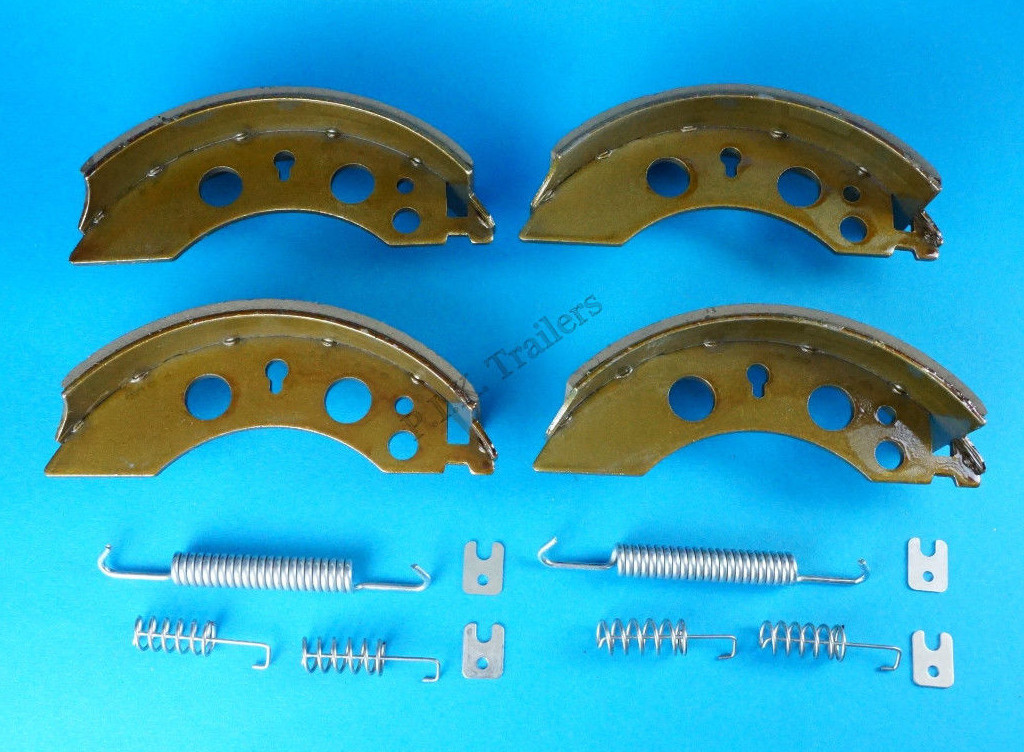 1 x Axle Sets 200 x 50 Brake Shoes for ALKO 2050 2051 Drums Caravan ...