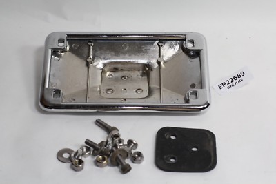 chrome license plate frame Harley FXR fender FXRT FXRP FXLR FXRS FXRD ...