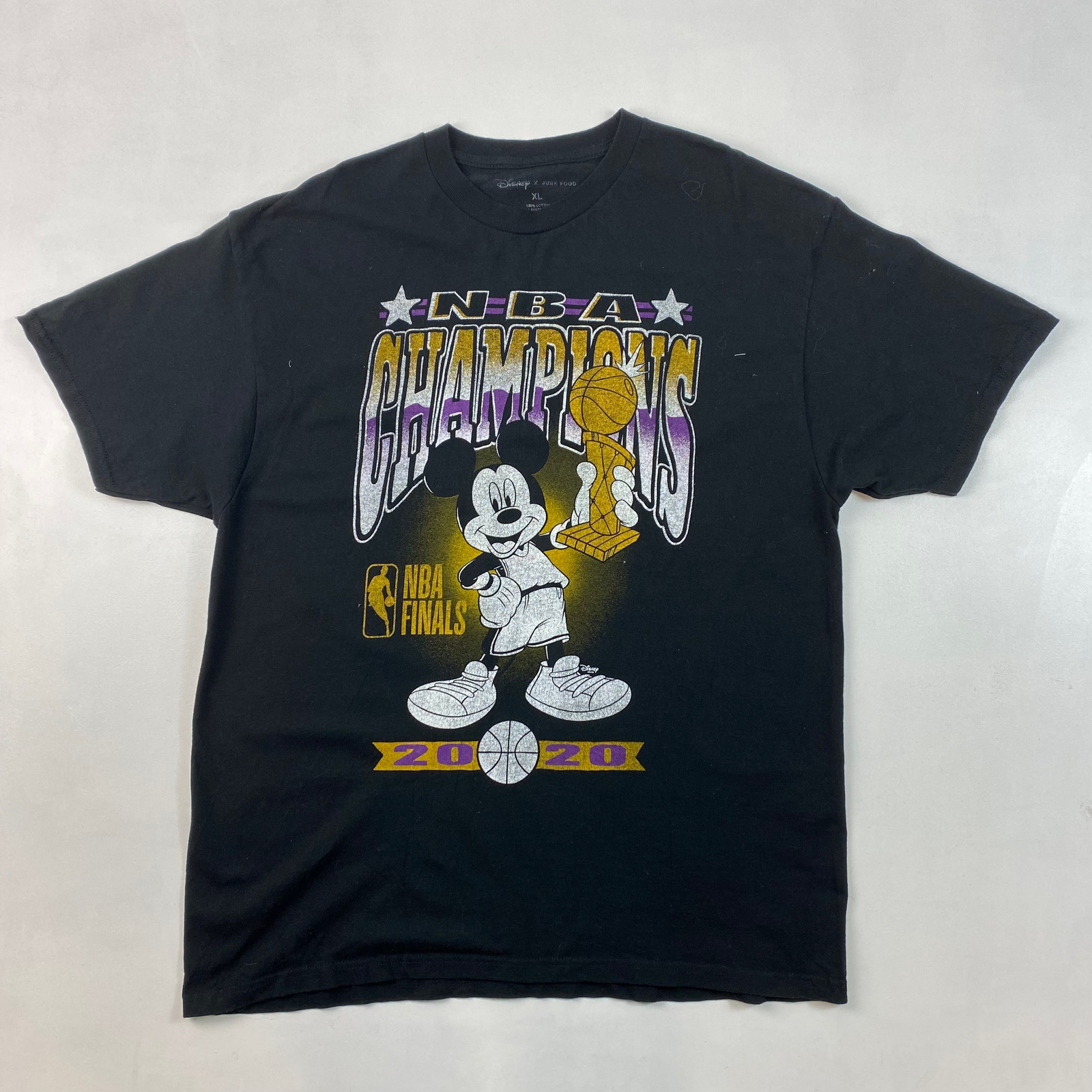 Official Disney Mickey Mouse NBA Champions Distressed… - Gem