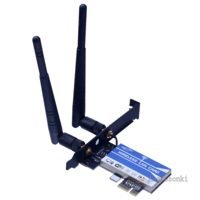 2.4/5ghz Atheros AR9280 AR5BDT92 300Mbps WIFI Card Adapter For Desktop ...