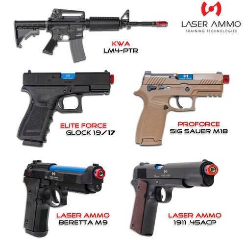 Laser Ammo Laser Training Weapon, Gas Blowback, Dry Fire Gun w ...