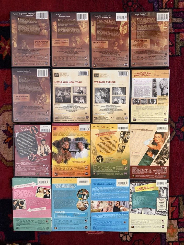 20th Century Fox Cinema Archieves Dvd Lot of 32 Early Cinema Film ...