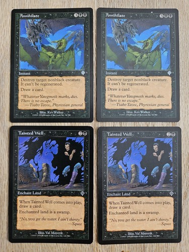 MTG - (x15) Black & Artifact "Draw a Card" cards. Various sets ...