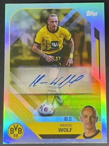 2023 Topps China Edition Marius Wolf Topps Certified Autograph Card ...