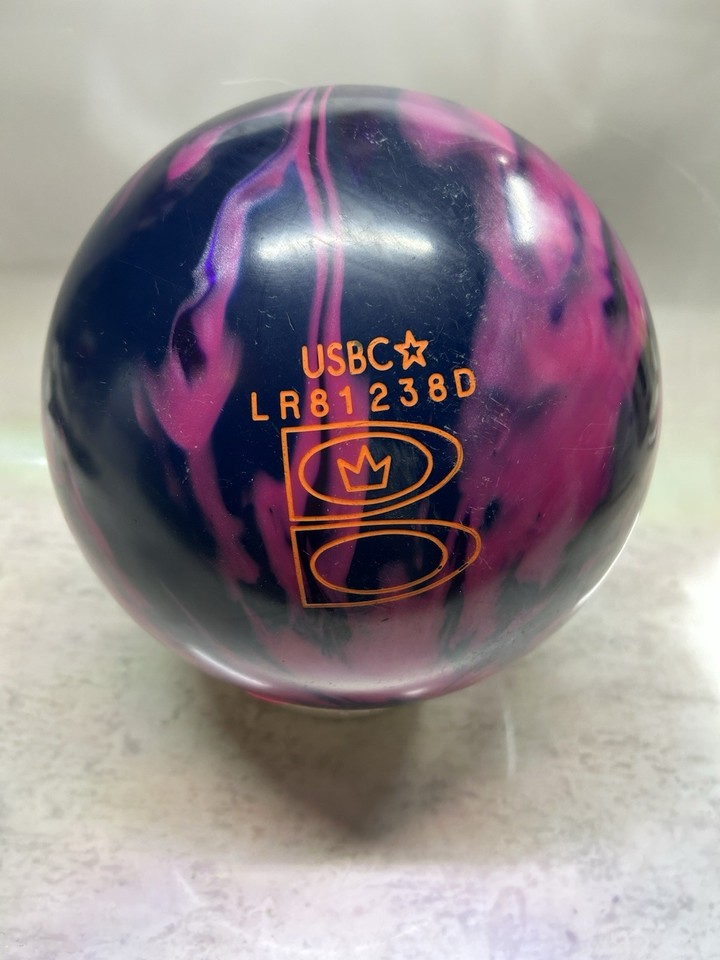 Brunswick Defender Hybrid Reactive Bowling Ball Purple/Pink/Vio 15lb | eBay